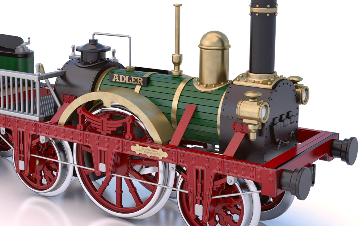 Occre Adler Steam Train Locomotive and Adler Coaches Deal | Hobbies