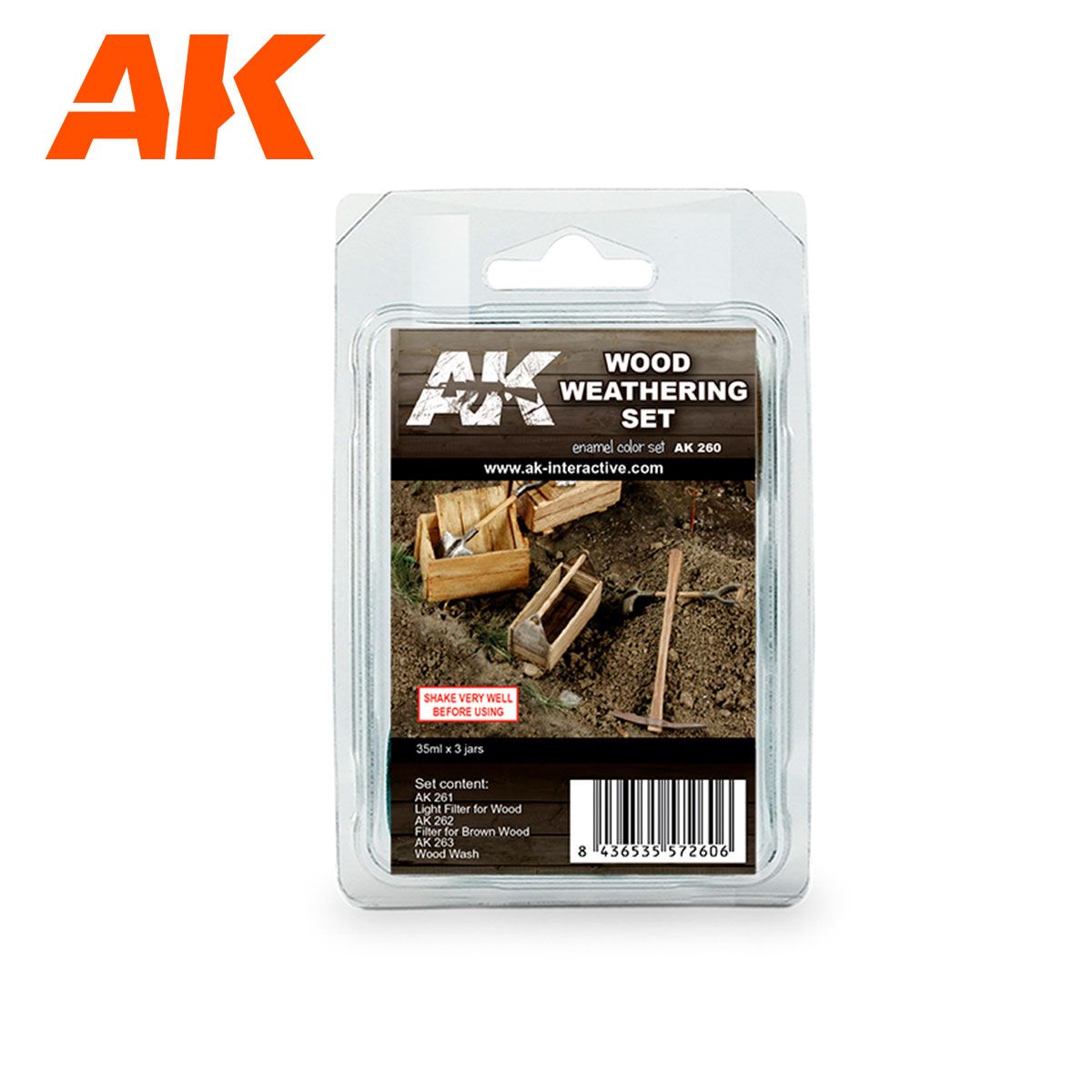 AK Interactive Wood Weathering Set | Hobbies