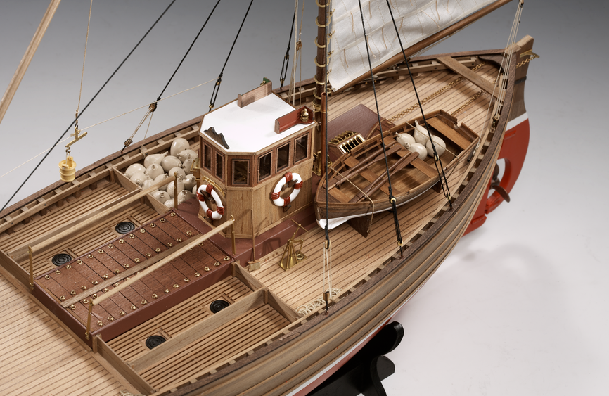 Fifie Scottish Motor Fishing Vessel Wooden Model Kit 1300/09 | Amati ...