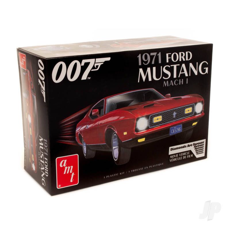 AMT 1/25 Scale James Bond 1971Ford Mustang Mach 1 Plastic Model Kit ...