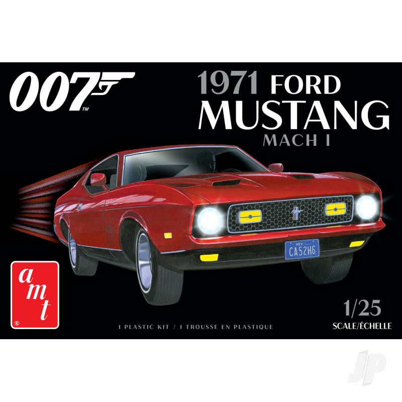 AMT 1/25 Scale James Bond 1971Ford Mustang Mach 1 Plastic Model Kit ...