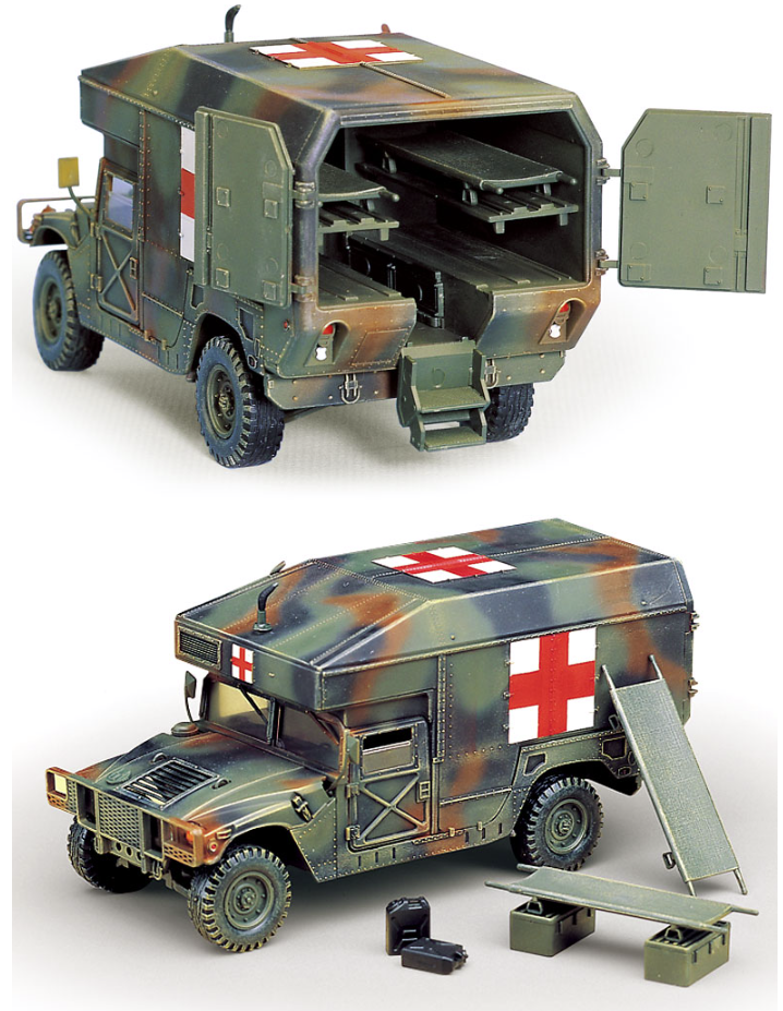 Academy 1/35 Scale US M977 Maxi Ambulance Model Kit | Hobbies