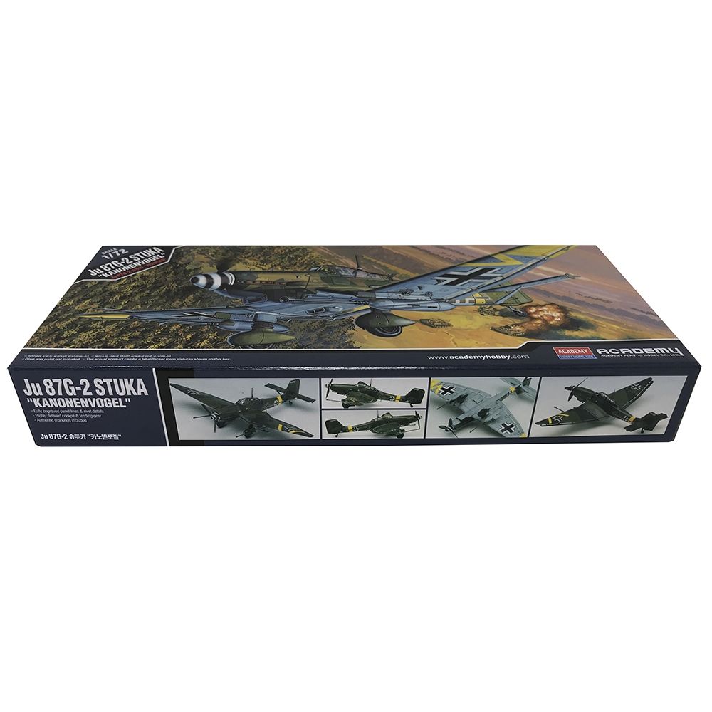 Academy 1/72 Scale German Air Force Junkers Ju-87G-2 Stuka Fighter ...