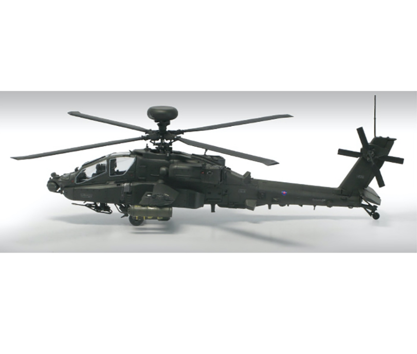 Academy 1/72 Scale British Army AH-64D Afghanistan Helicopter Model Kit ...