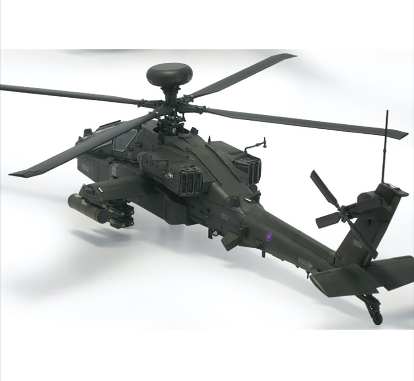 Academy 1/72 Scale British Army AH-64D Afghanistan Helicopter Model Kit ...
