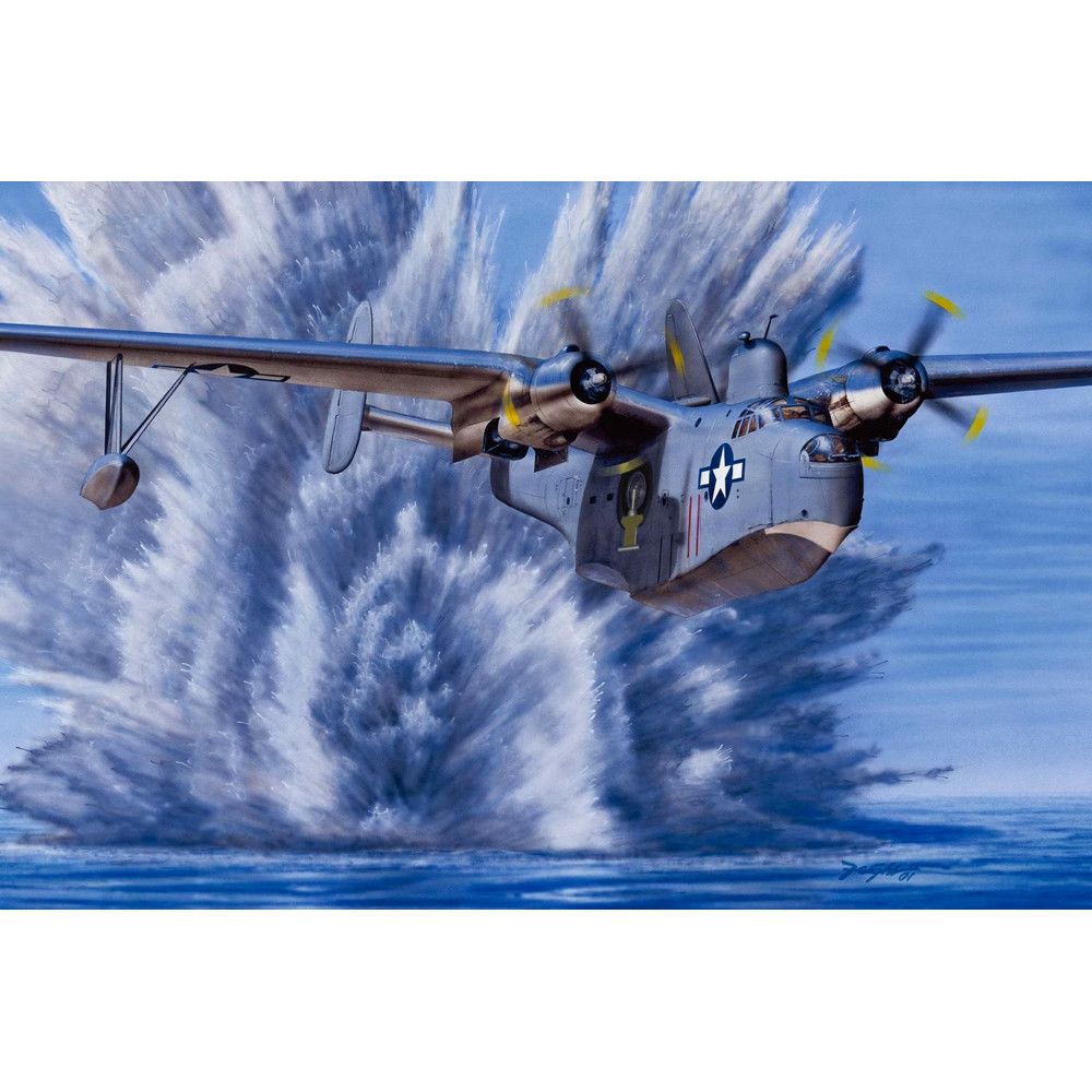 Academy 1/72 Scale USN PBM-5A Mariner Flying Boat, ca.1947-58 Model Kit ...