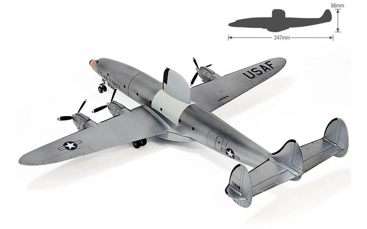 Academy 1/144 Scale USAF EC-121 Warning Star, ca.1950s-70s Model Kit ...