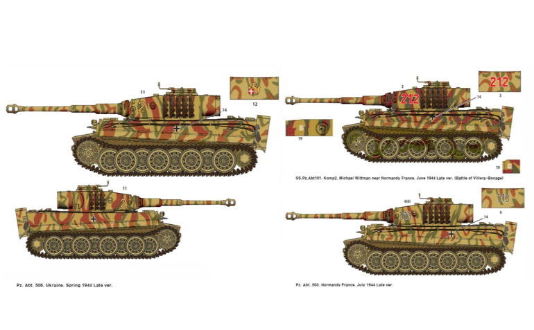 Academy 1/35 Scale German Tiger-1 Late Version Model Kit | Hobbies