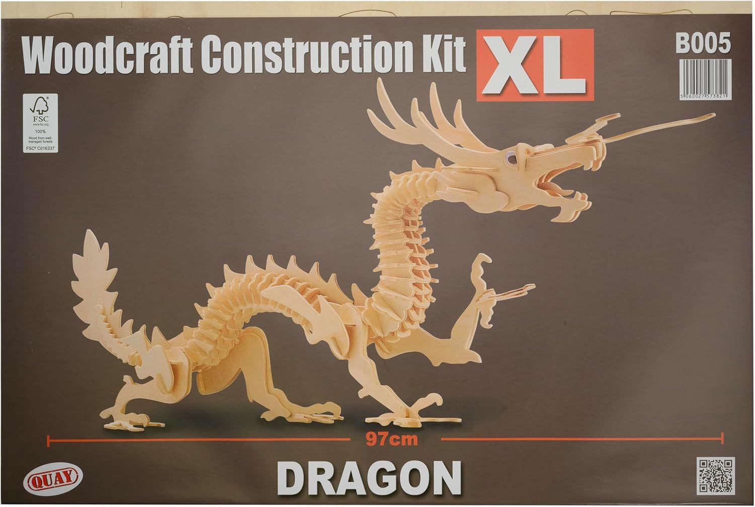 Quay XL Dragon Wooden Model Kit | Hobbies