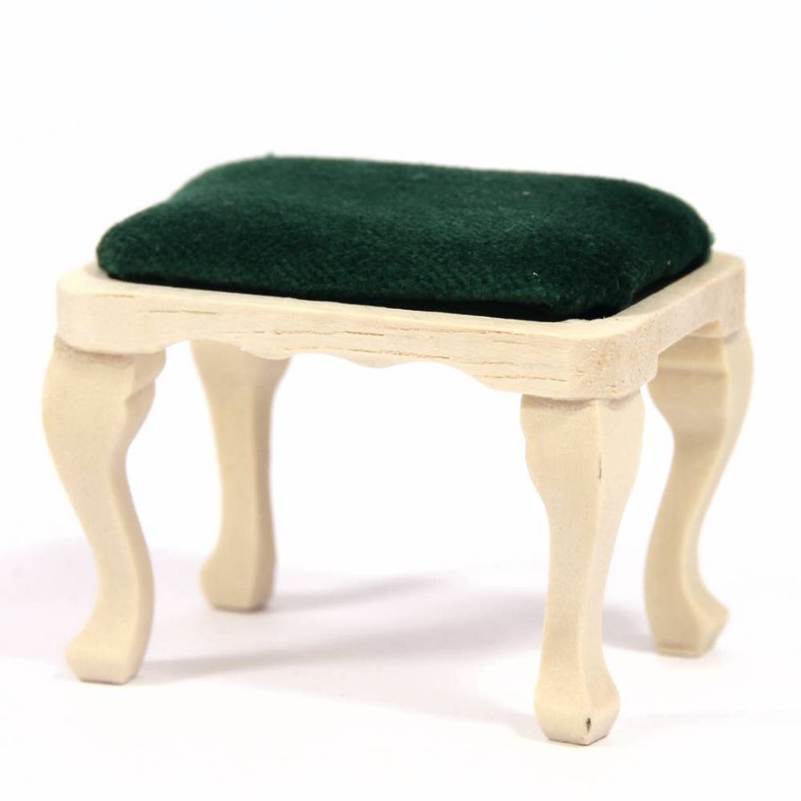 Bare Wood Stool for 12th Scale Dolls House | Hobbies