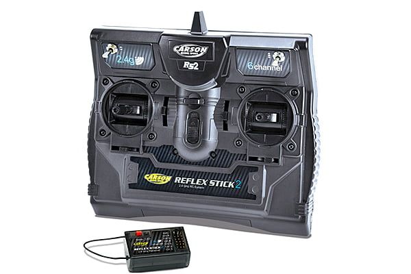 Carson Reflex Stick 2 Transmitter and Receiver Set 6 Channel 2.4GHz ...