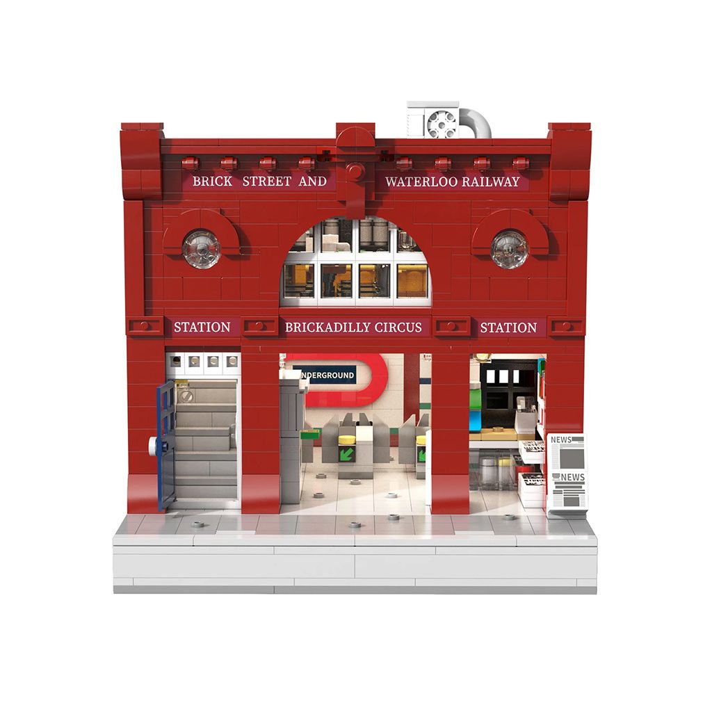 CaDa London Subway Station Brick Model Kit | Hobbies