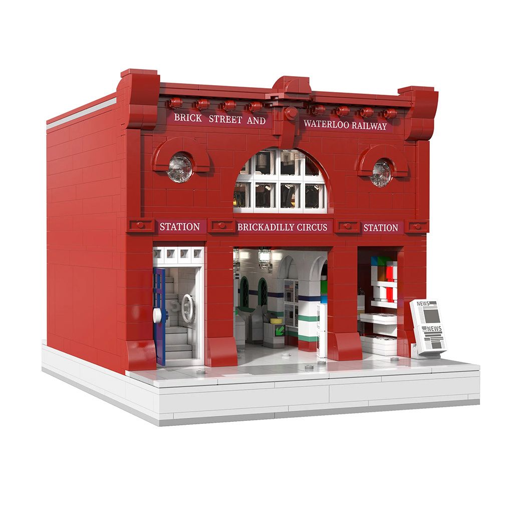CaDa London Subway Station Brick Model Kit | Hobbies