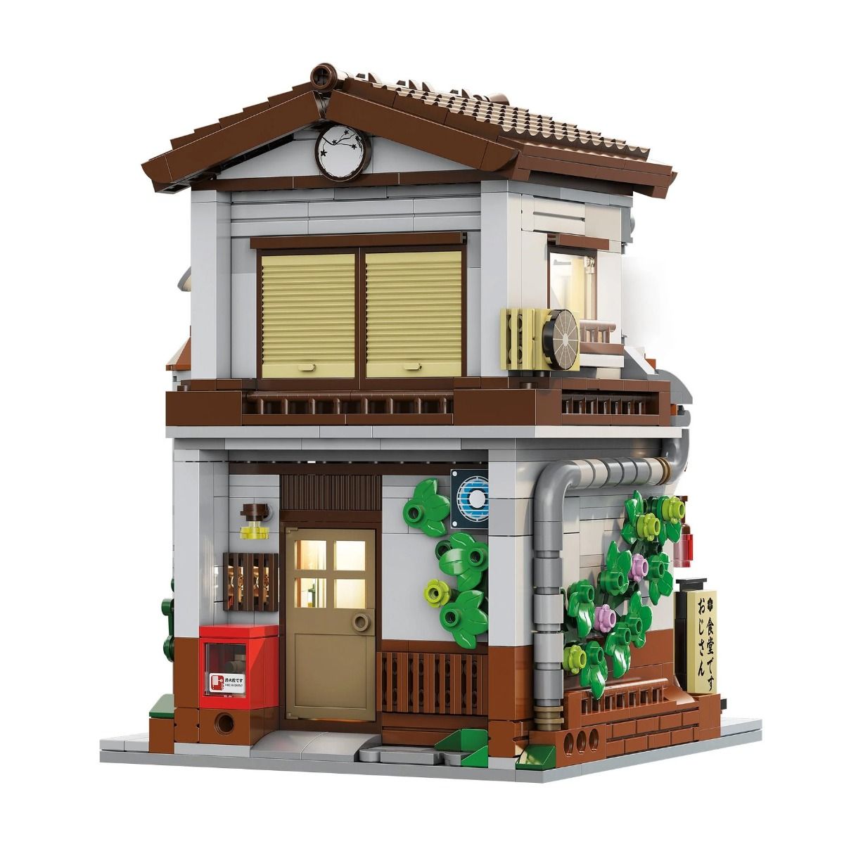 CaDa Japanese Style Canteen Brick Model Kit | Hobbies