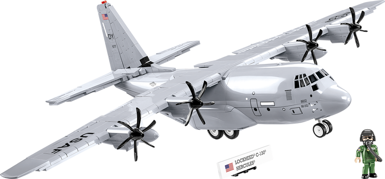 Cobi 1/61 Scale Lockheed C-130 Hercules Model Kit | Hobbies
