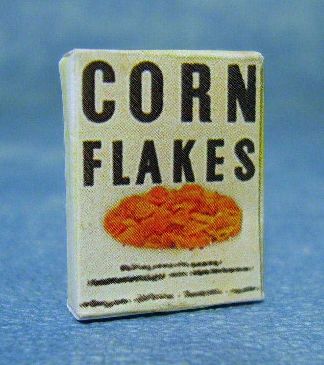 Cornflakes 12th Scale Dolls House Miniature Food Packets Hobbies ...