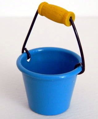 Blue Bucket 12th Scale for Dolls House D2397 | Hobbies