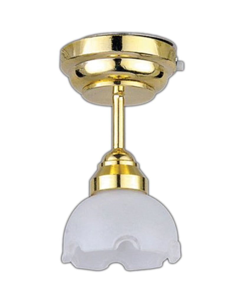 12th Scale Dolls House 3V LED Piecrust Ceiling Light DE308 | Streets ...