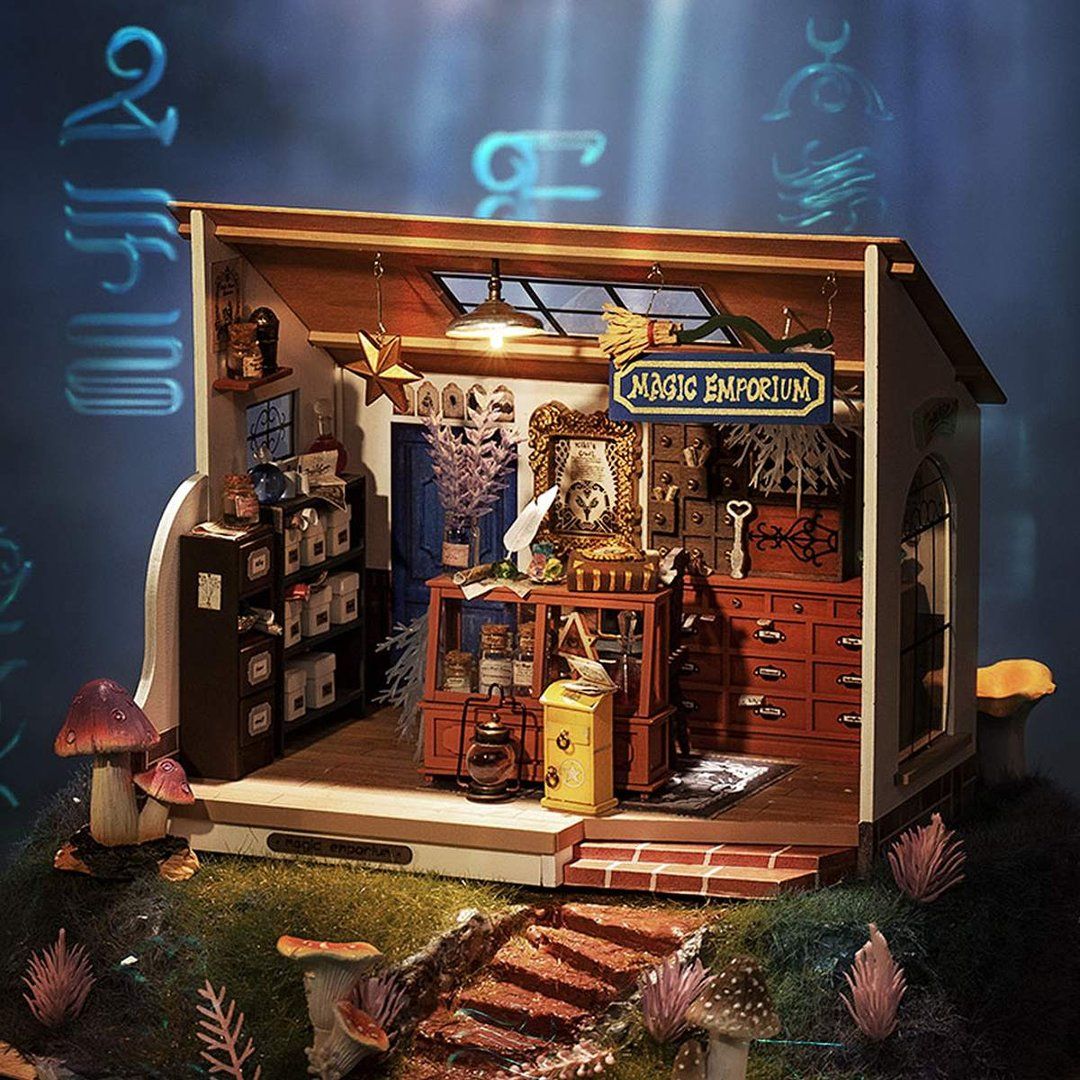 Rolife Kiki's Magic Emporium DIY Miniature House Kit | Hobbies