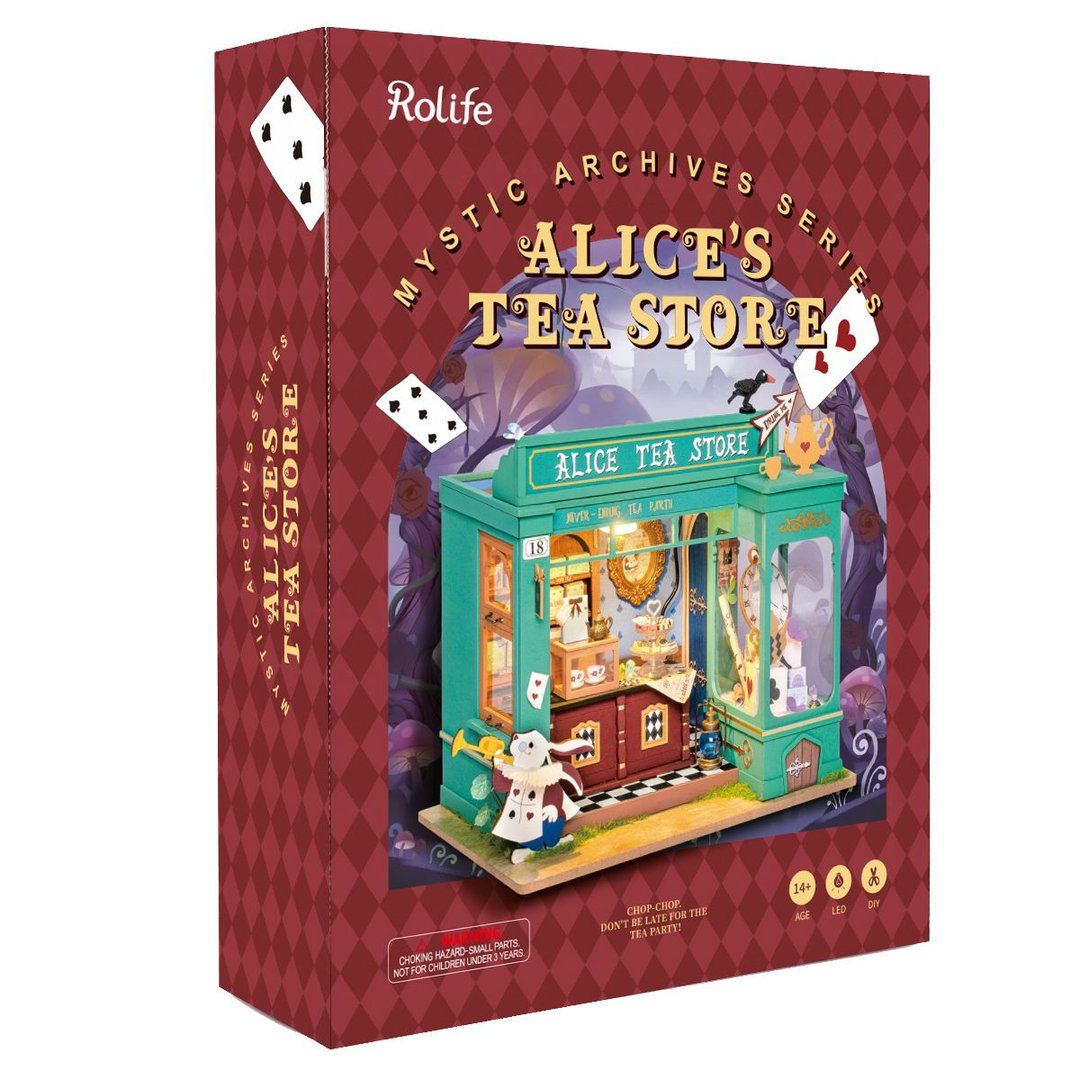 Rolife Alice's Tea Store DIY Miniature House Kit | Hobbies