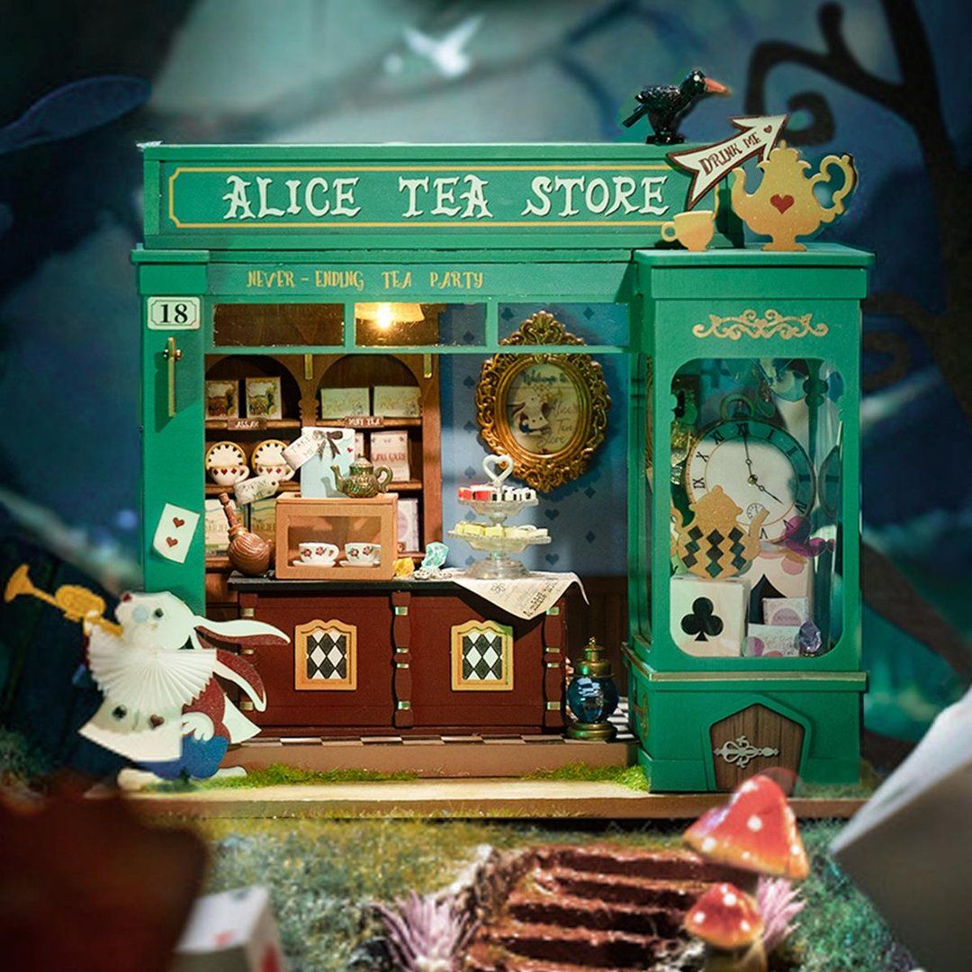 Rolife Alice's Tea Store DIY Miniature House Kit | Hobbies