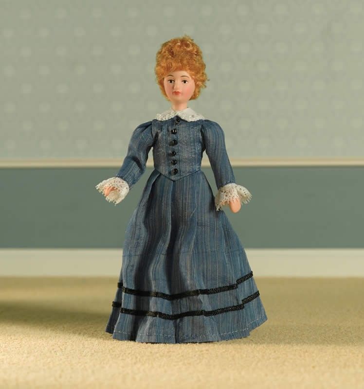 Miss Mason Doll 12th Scale Figurine for Dolls Houses | Hobbies