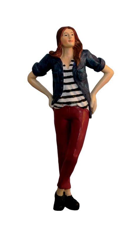 Modern Woman Resin Figure 12th Scale Miniatures DP350 | Hobbies
