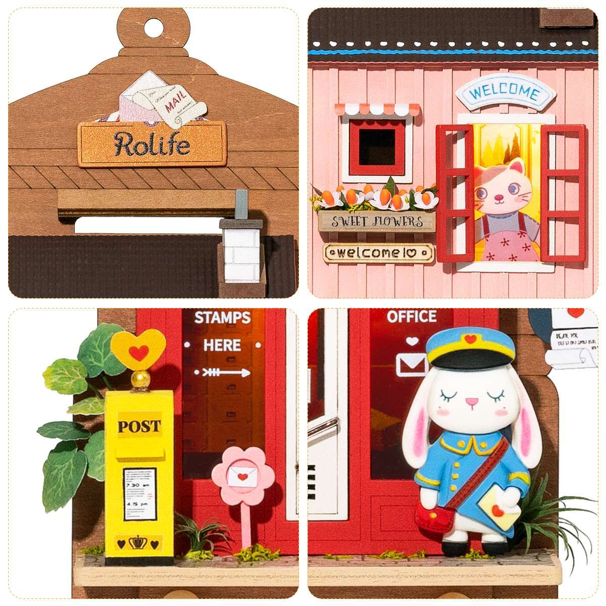 Rolife Love Post Office DIY Wall Hanging Kit | Hobbies