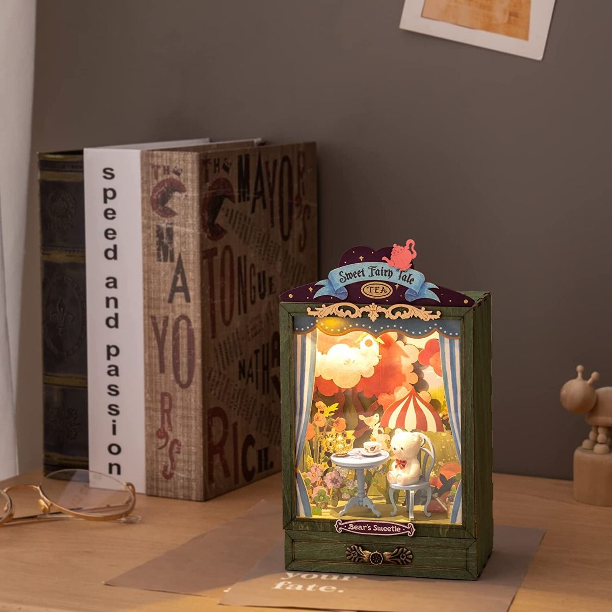 Rolife Bear's Sweetie DIY Box Theatre Miniature Kit | Hobbies