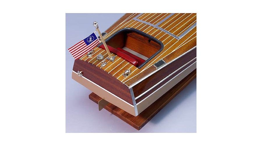 Dumas Chris Craft Racing Runabout 1949 Wooden 1:8 Scale Model Boat Kit ...