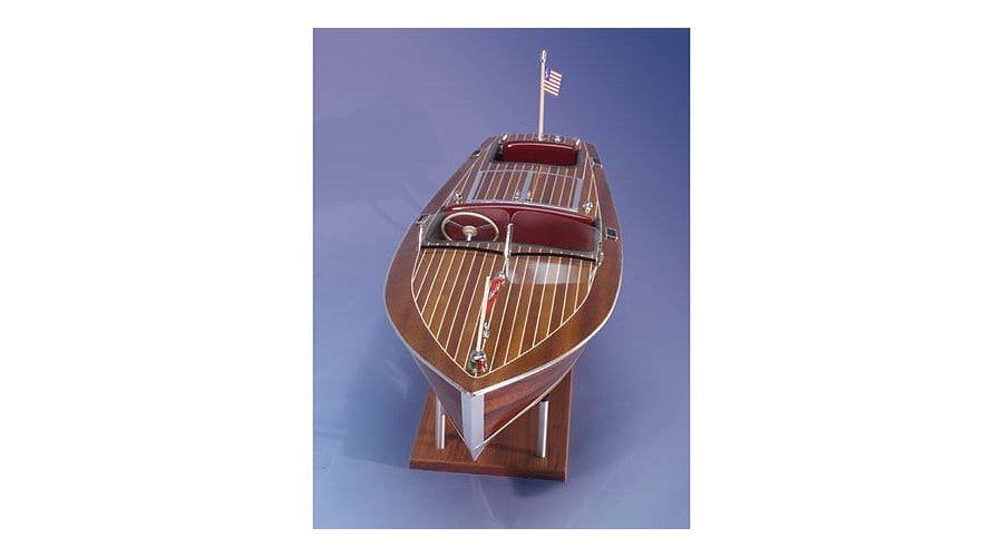 Dumas Chris Craft Racing Runabout 1949 Wooden 1:8 Scale Model Boat Kit ...