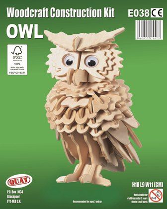 Quay Owl Wooden Model Kit | Hobbies