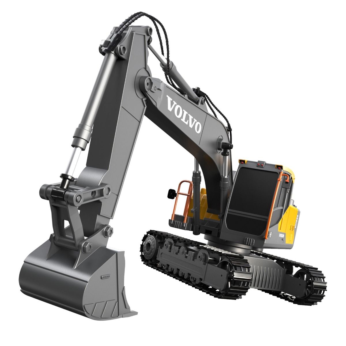 Double E 1/20 Scale Ready to Run RC Volvo EC160E Excavator | Hobbies