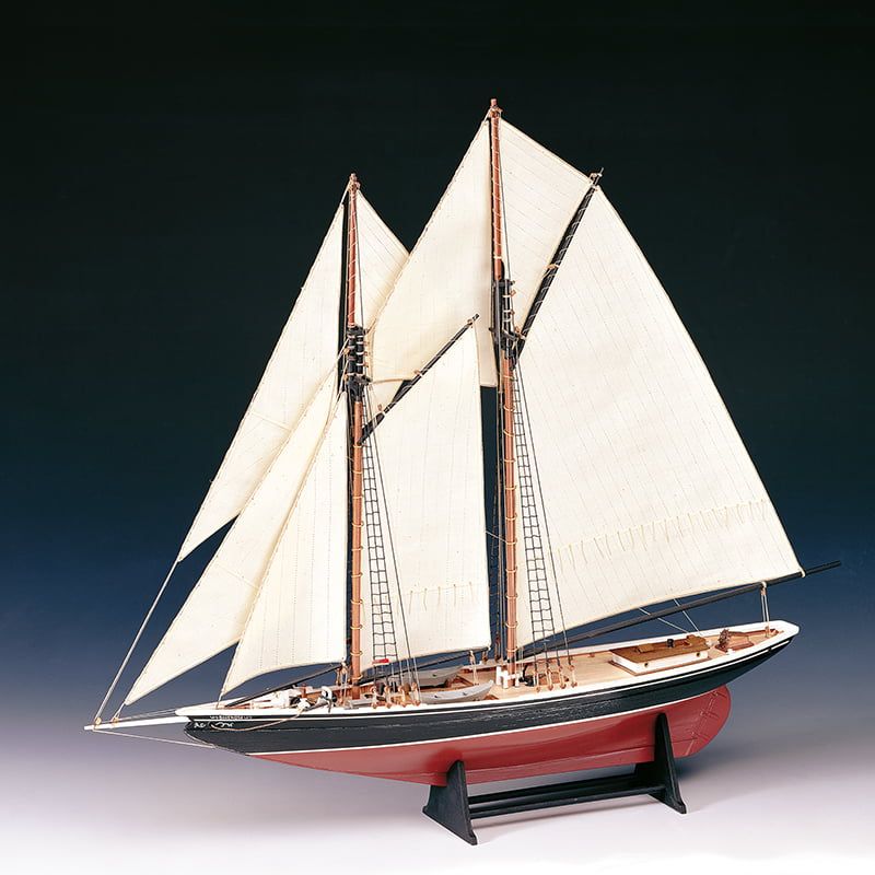Amati Bluenose 1921 Fishing Schooner 1:100 Scale Model Boat Kit 1447 ...