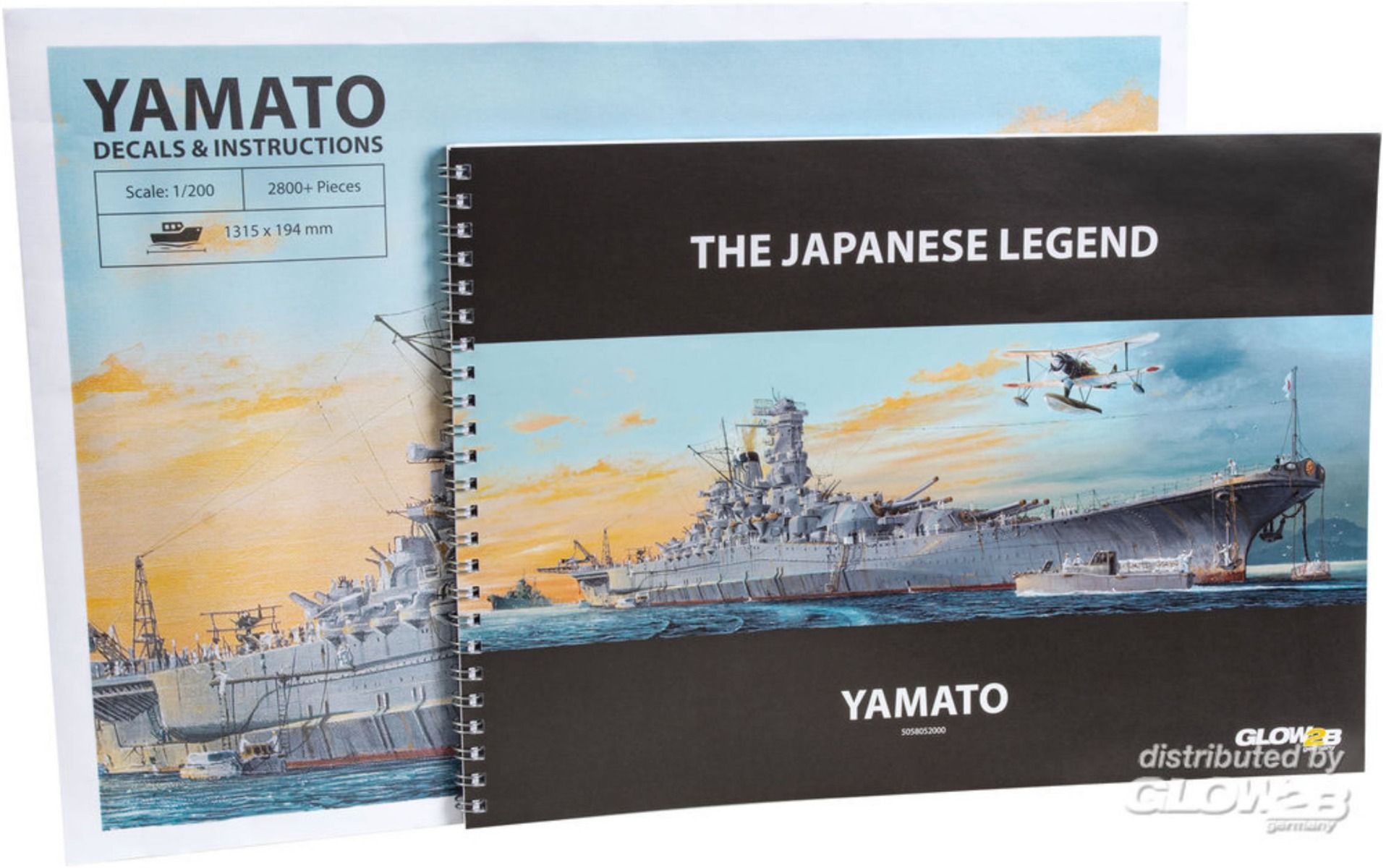 Glow2B 1/200 Scale YAMATO Battleship Plastic Model Kit | Hobbies