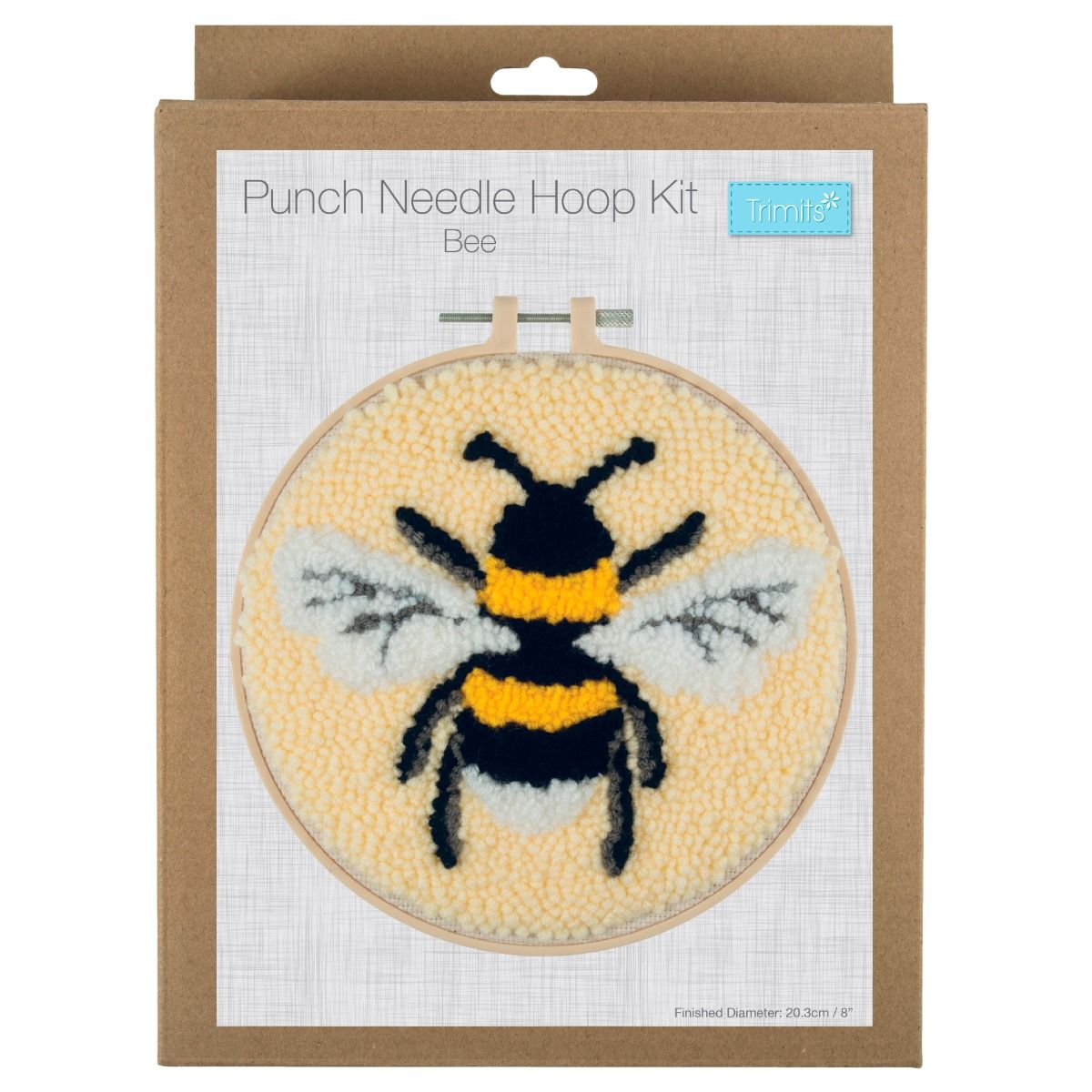 Trimits Bee Yarn Punch Needle Kit | Hobbies