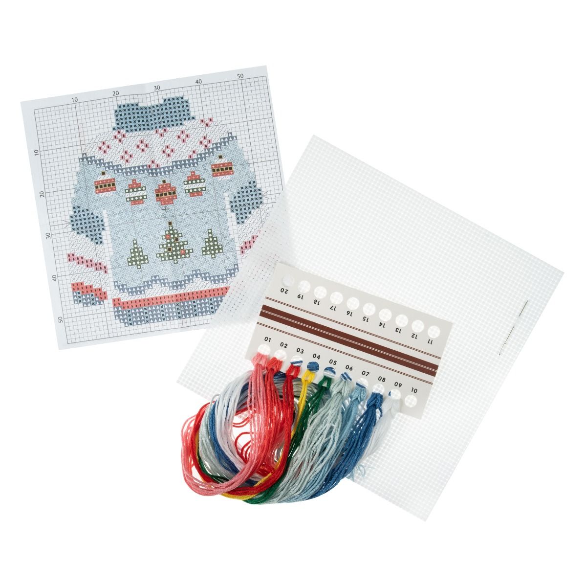 Trimits Christmas Jumper Mini Counted Cross Stitch Kit | Hobbies
