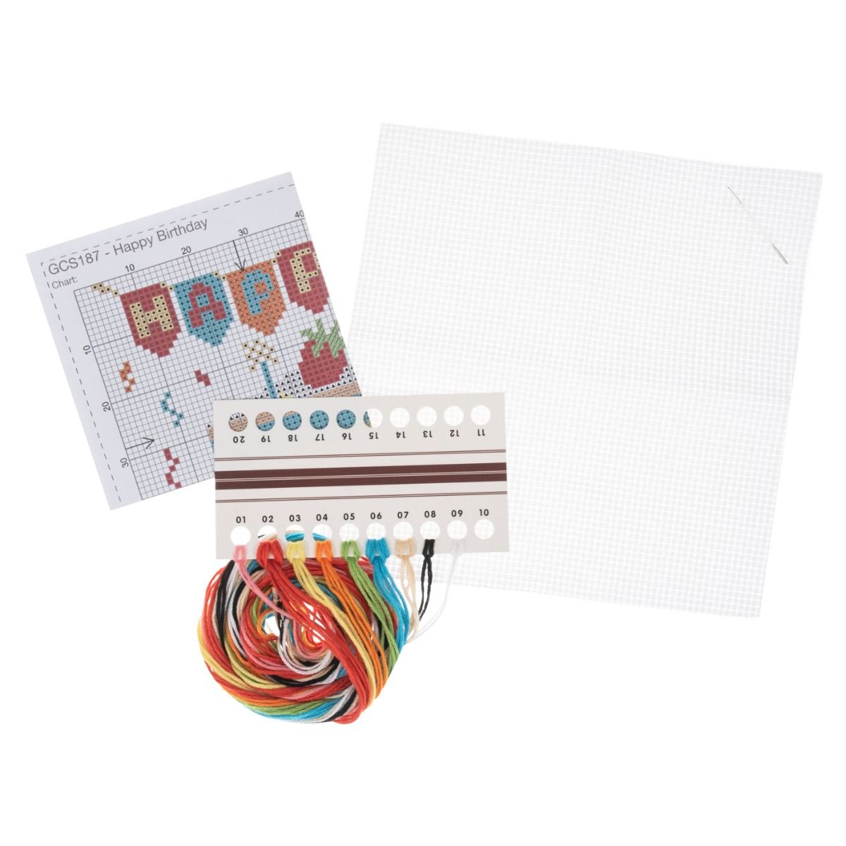 Trimits Happy Birthday Mini Counted Cross Stitch Kit | Hobbies