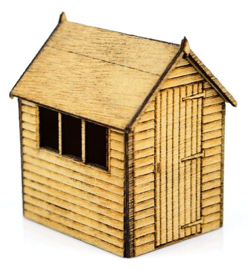 Garden Shed Laser Cut Kit OO Gauge | Hobbies