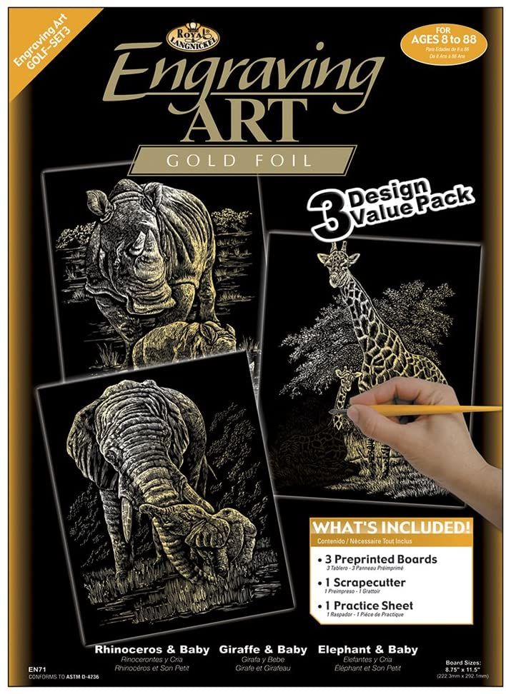 Gold Engraving Art Set | Hobbies