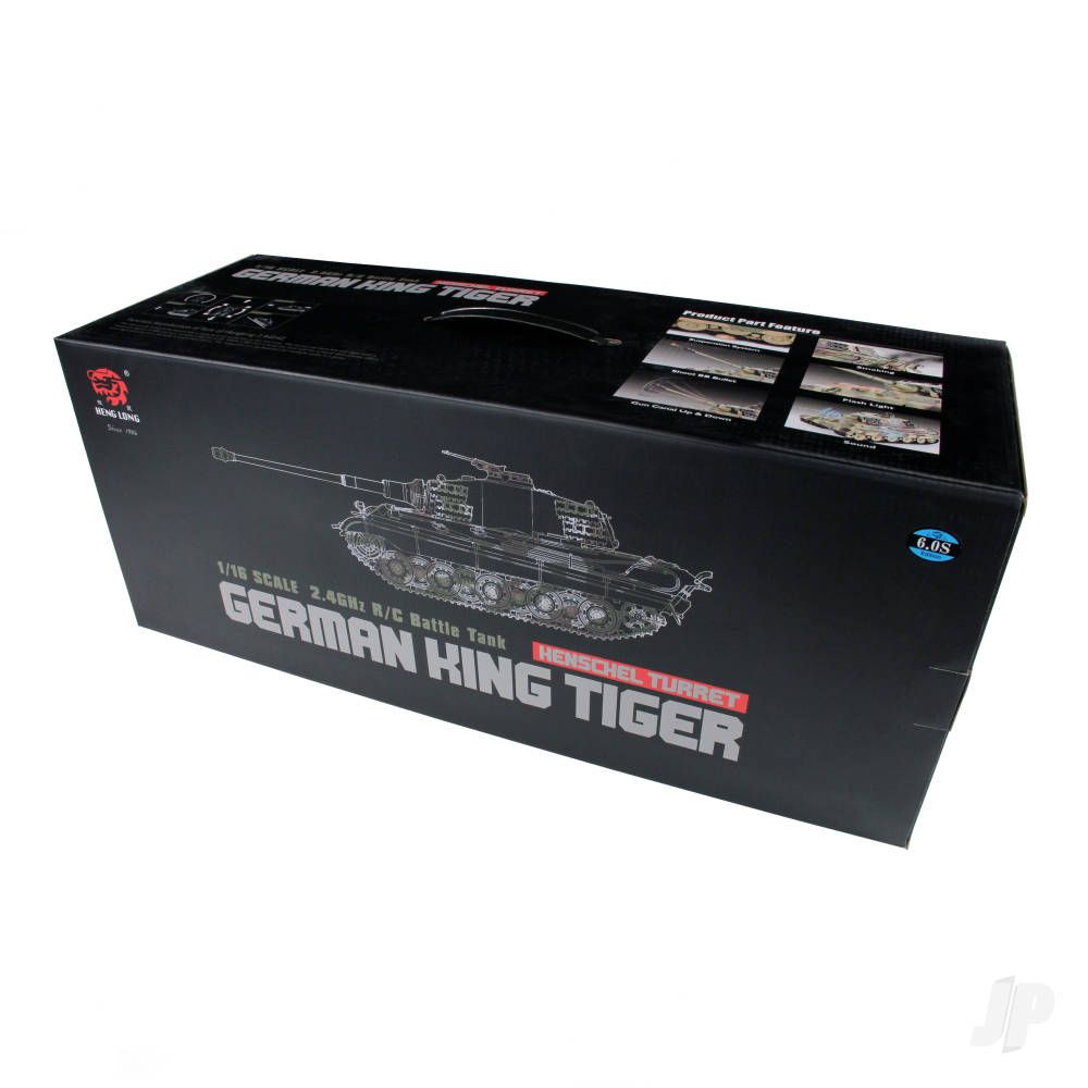 Heng Long 1/16 Scale King Tiger Henschel with Infrared Battle System ...