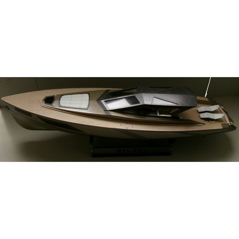 Mantua Models 1/25 Scale Galaxy Luxury Yacht Model Kit | Hobbies