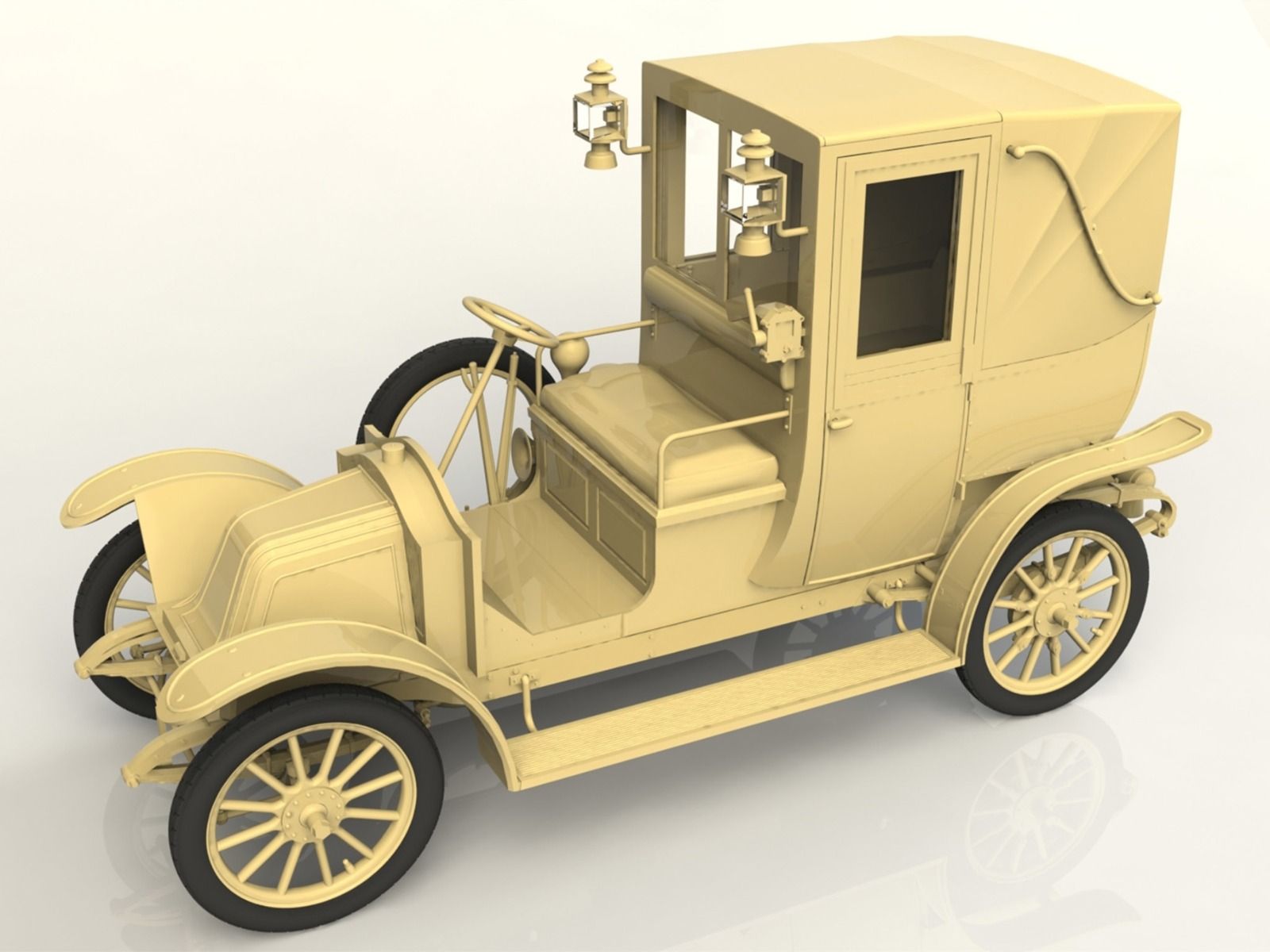ICM 1/24 Scale Type AG 1910 London Taxi Car Model Kit | Hobbies