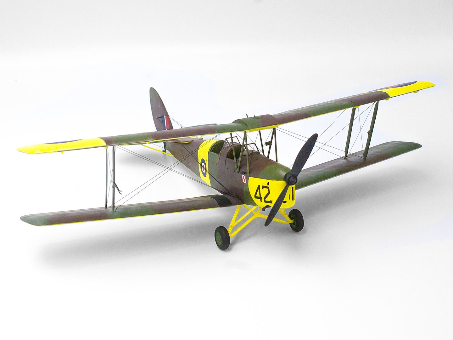 ICM 1/32 Scale D.H. 82A Tiger Moth, British Training Aircraft Model Kit ...