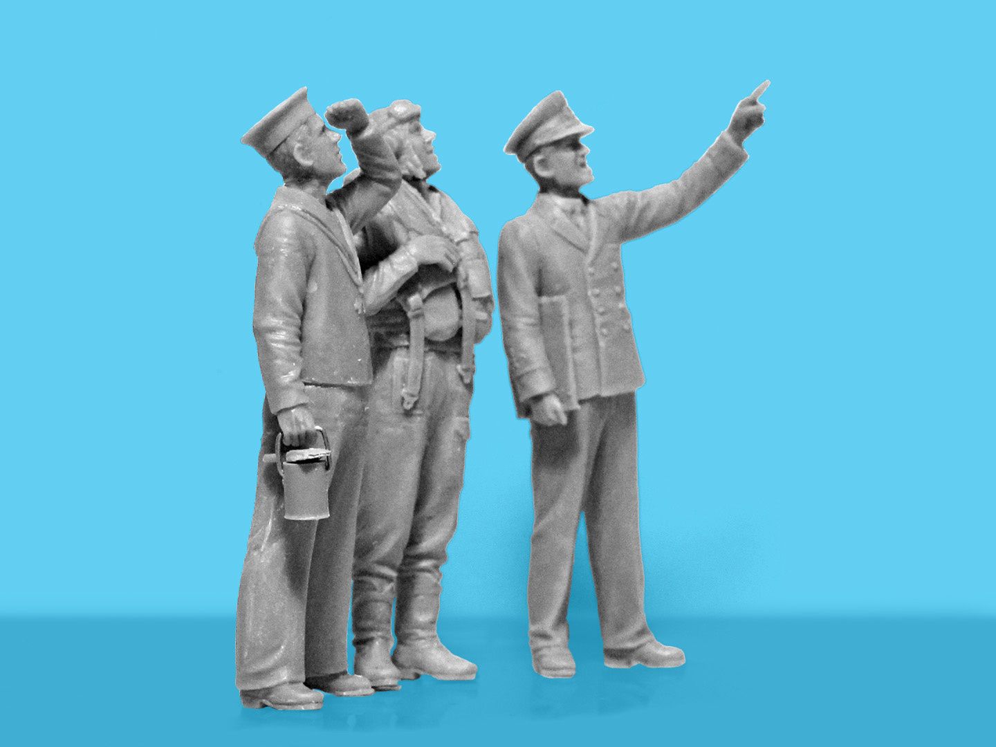 ICM 1/32 Scale Gloster Sea Gladiator Mk.II with 3 Royal Navy Pilot ...