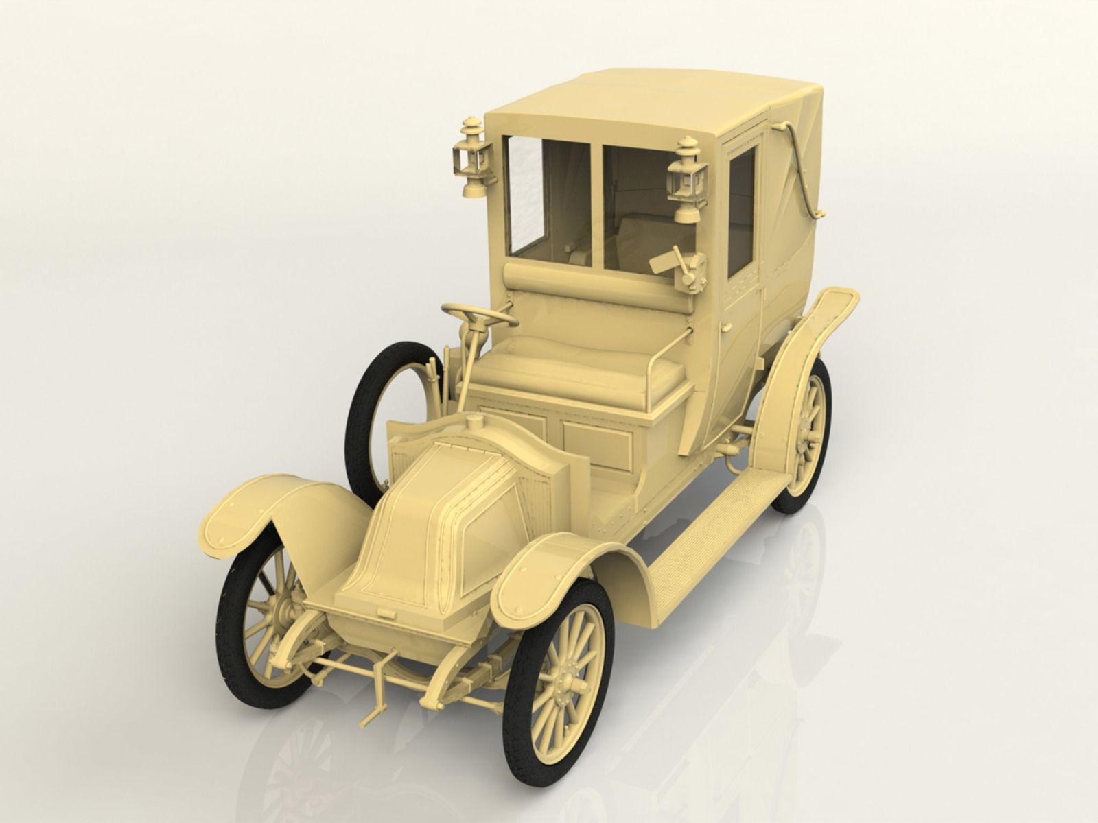 ICM 1/35 Scale Type AG 1910 London Taxi Car Model Kit | Hobbies