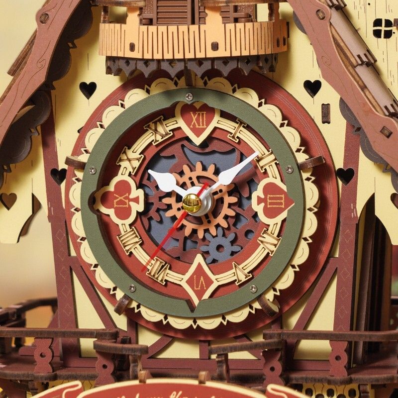 ROKR Cuckoo Clock Wooden Model Kit | Hobbies