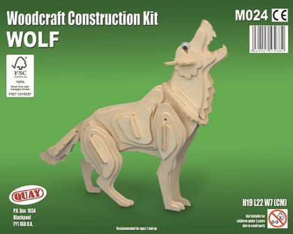 Quay Wolf Wooden Model Kit | Hobbies