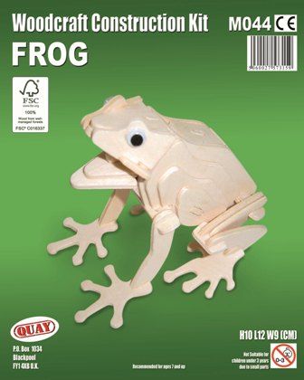 Quay Frog Wooden Model Kit | Hobbies