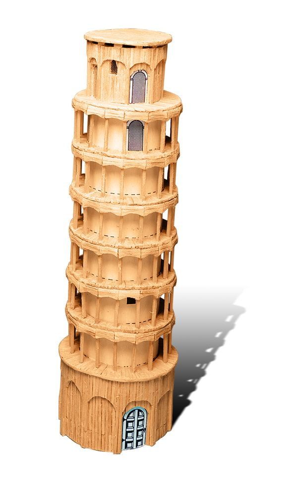 Match Craft Tower of Pisa Matchstick Kit 11532| Hobbies | Hobbies